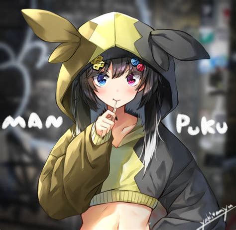 モルペコパーカーVer まんぷくもよう KURO