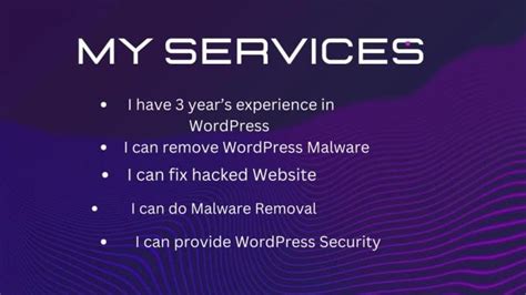 Shakib Uddin On Linkedin Shakibshiblu I Will Do Wordpress Malware Malware Removal And Provide…