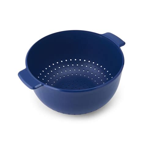 Beautiful 5 Quart Plastic Colander With Handles Blueberry Pie Kitchen