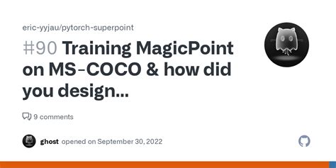 Training Magicpoint On Ms Coco And How Did You Design Homographic