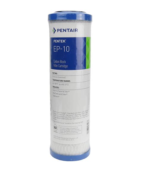 Pentair / Pentek EP-10 Carbon Block 10 Zoll 5 µm 155531-43 Wasserfilter ...