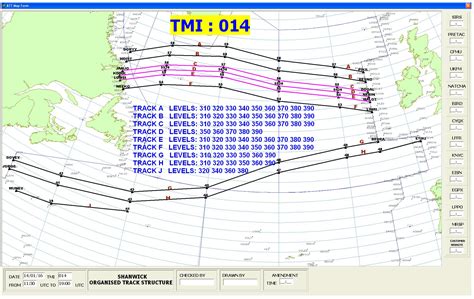 North Atlantic High Level Airspace Nat Hla