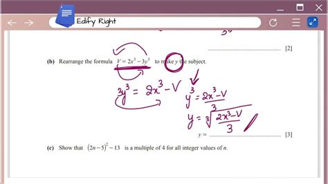 Q6 Algebra Igcse Math Solved Past Paper Youtube