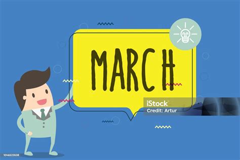 3 월을 보여주는 텍스트 기호 개념 사진 어디 봄 시작 도보 신속 하 게 결정 하는 3 달 년 감정에 대한 스톡 벡터 아트 및 기타 이미지 Istock