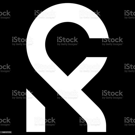 Logo Cr Minimal Icône Dune Lettre Cr Sur Fond De Luxe Idée De Logo