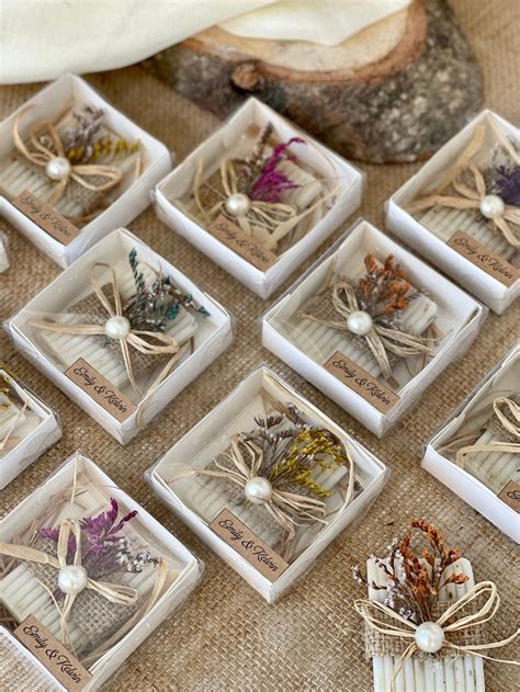 Personalized Handmade Soap Favors Personalized Wedding Soap Favors For