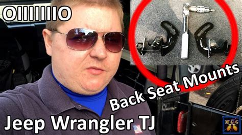 Installing Back Seat Mounts For A Jeep Wrangler Tj Youtube