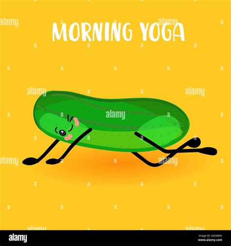 Cucumber Playing Sports Vegetable Character Stock Vector Image And Art