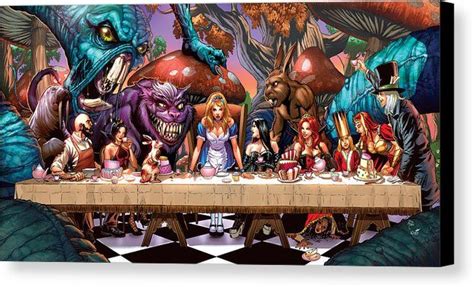Alice In Wonderland 06a Canvas Print Canvas Art By Zenescope