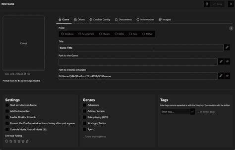 Adding A Game Universal Game Launcher