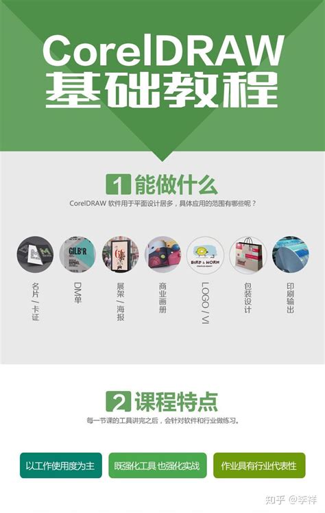 Cdr教程，平面设计软件coreldraw 12 零基础入门，超详细视频教学 知乎
