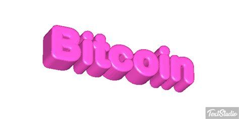 Bitcoin Word Animated  Logo Designs