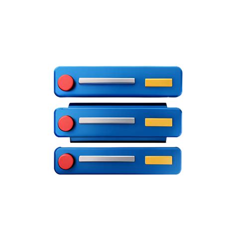 Server 3d Rendering Icon Illustration 28612022 Png