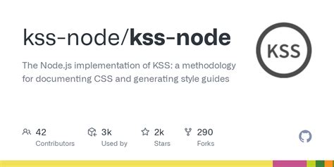 github kss node kss node the node js implementation of kss a methodology for documenting css