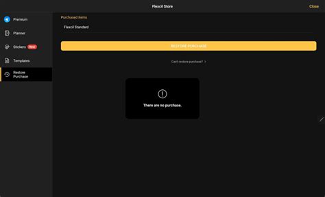 Bug Report Regarding Purchase Rflexcil