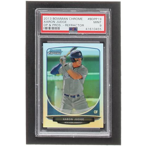 Aaron Judge 2013 Bowman Chrome Draft Draft Picks Refractors BDPP19 RC