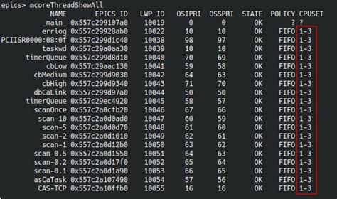 How To Use POSIX Thread Priority Scheduling Under Linux EPICS