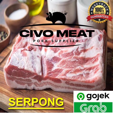 Jual Samcan Babi Pork Belly Mentah Kg Shopee Indonesia