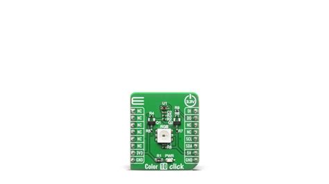 mikroe 3997 mikroelektronika color 10 click optical mikrobus click