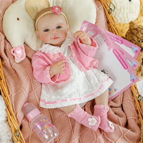 Boneca Bebê Reborn Menina Nala 45 Cm Corpo 100 Vinil 1950 Melhor Loja De Brinquedos De São