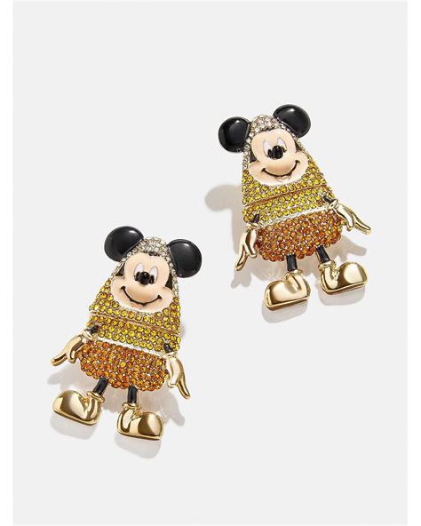 Baublebar Mickey Mouse Disney Candy Corn Costume Earrings In Metallic