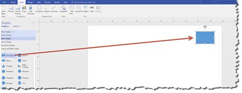 Working With Shapes In Visio