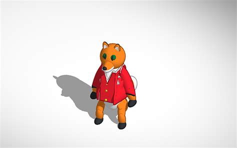 3d Design Fox He Got 1 Year Happy Birthday Tinkercad