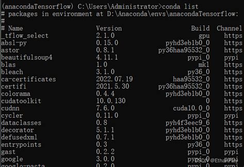 Anaconda安装tensorflow Gpu虚拟开发环境anaconda安装gpu版本tensorflow Csdn博客