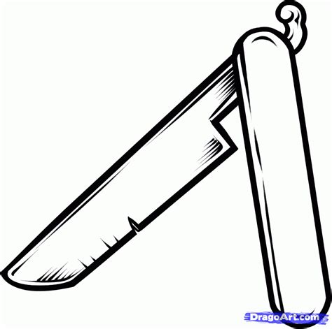 Razor Blade Drawing Free Download On Clipartmag