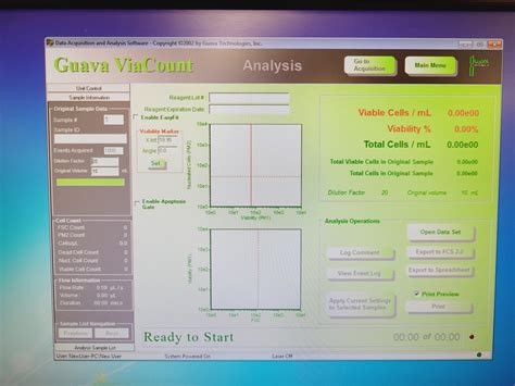 Millipore Guava Easycyte 8ht Flow Cytometer Lab
