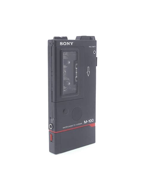 Vintage Ultra Slim Walkman Sony M 100 Microcassette Player Recorder In