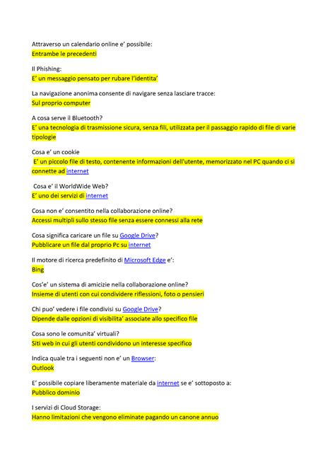 Modulo 2 Preparazione Per Lesame Eirsaf Full Di Informatica