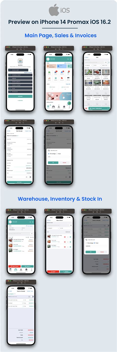 Minipos Offline Xamarinforms Mobile Pos Application With License