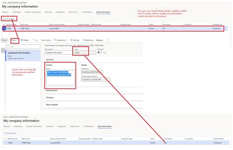 Maintain Vendor Bank Information Using Vendor Collaboration Workspace In Microsoft Dynamics 365