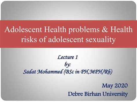 Adolescent Reproductive Health Arhpptx