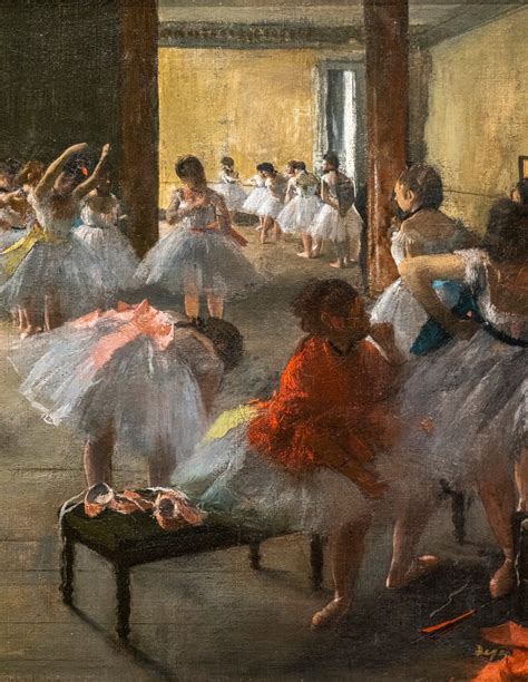 La Classe Di Danza Dettaglio Edgar Degas Stampa Darte