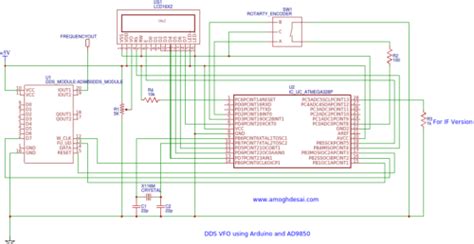 Dds Vfo Using Ad9850 And Atmega238p Arduino