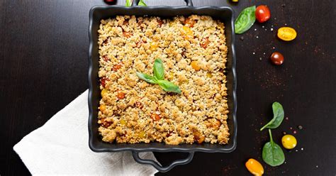 Crumble De Tomates Cerises Et Parmesan Recette Prince De Bretagne
