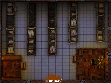 Warehouse Battlemap By Flopmaps On Deviantart