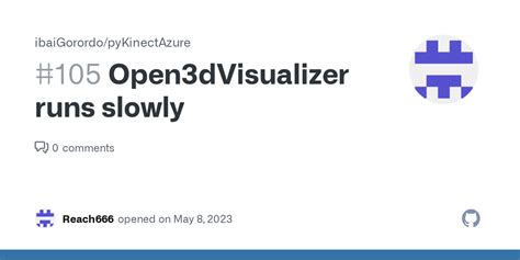 open3dvisualizer runs slowly · issue 105 · ibaigorordo pykinectazure