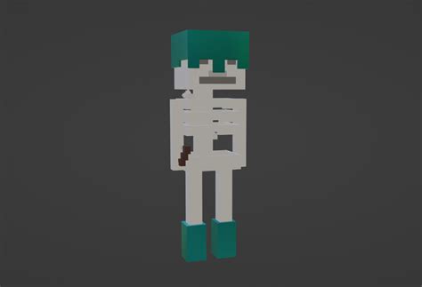 Stl File Minecraft Skeleton Accessories 💀・3d Printing Model To