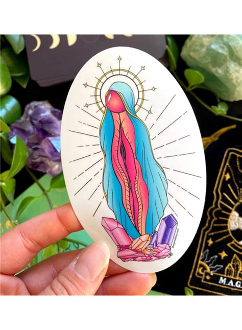 Melithelover Holy Vulva Sticker Cultured Coast