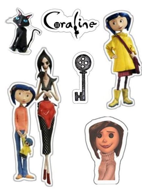 Topper De Bolo Coraline Eo Mundo Secreto Coraline Fotos De Desenhos