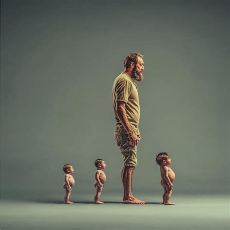 Guide To The Stages Of Human Development From Birth To Adulthood Premium Ai Generated Image