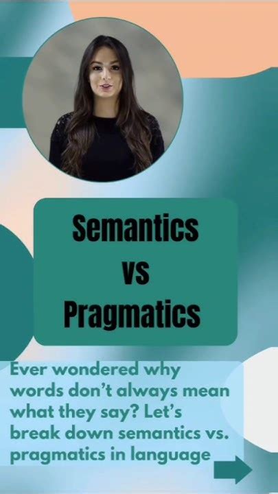 Semantics Vs Pragmatics Difference Between Semantic And Pragmatics