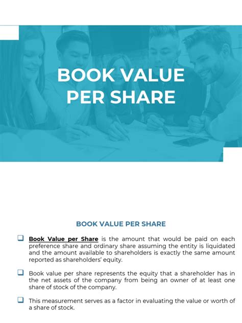 Book Value Per Share Pdf Book Value Stocks