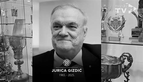 Preminuo Jurica GizdiĆ Utjelovljenje Hajduka I Hrvatskog Sporta Nedavno Je Ekipu Morskog Hr