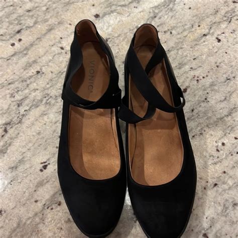 Vionic Shoes Vionic Ellery Women 1 Black Suede Ankle Strap Wedge
