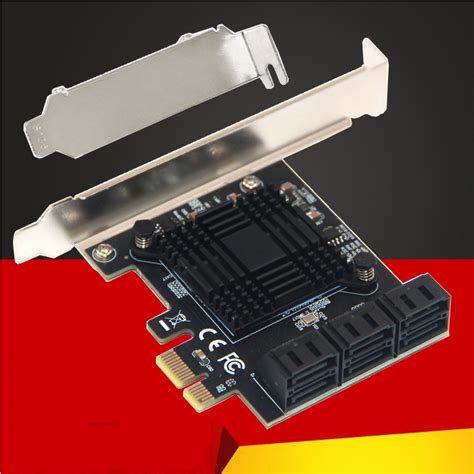 Chi A Mining Pcie Gen3 X1 To 6 Port 6g Sata Iii 3 0 Controller Non Raid