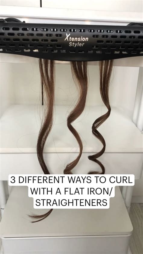 3 Different Ways To Curl With A Flat Ironstraighteners Three